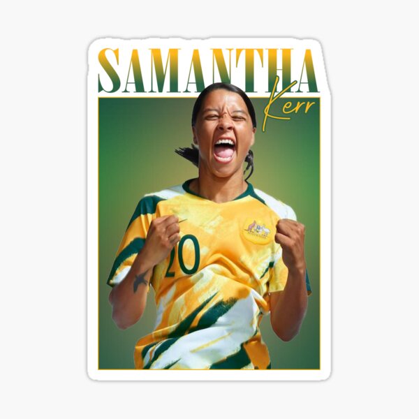 "SAM KERR" Sticker for Sale by beelagross | Redbubble