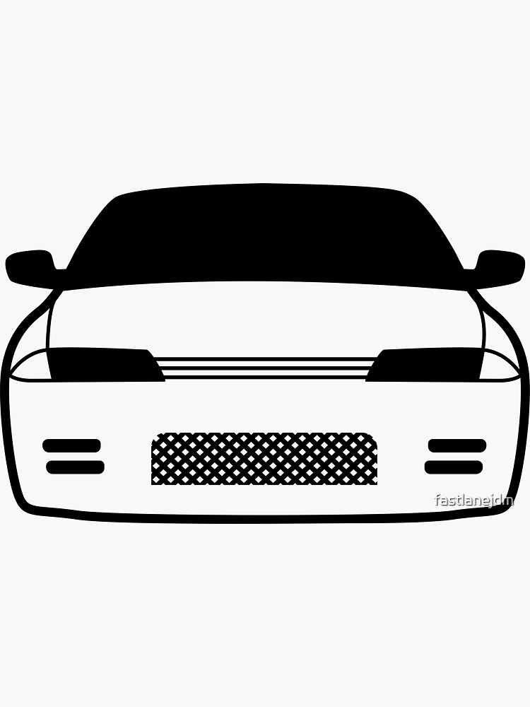 "JDM sticker & Tee-shirt - Car Eyes GTR R32" Sticker for Sale by ...
