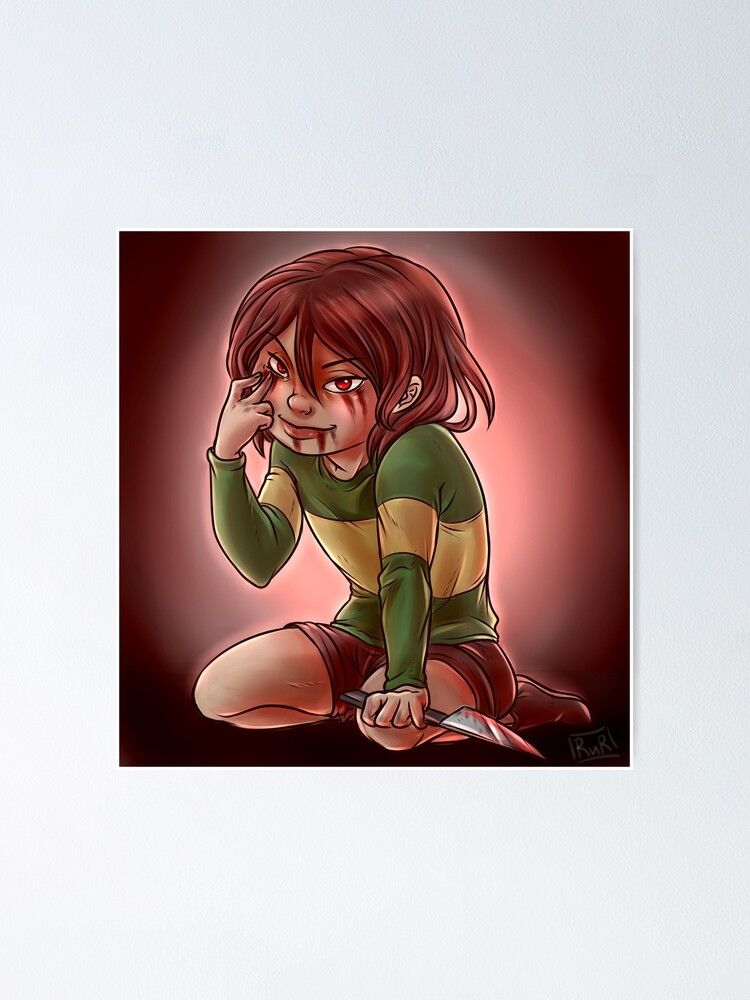 "UNDERTALE - Chara" Poster for Sale by RobynRot-Art | Redbubble