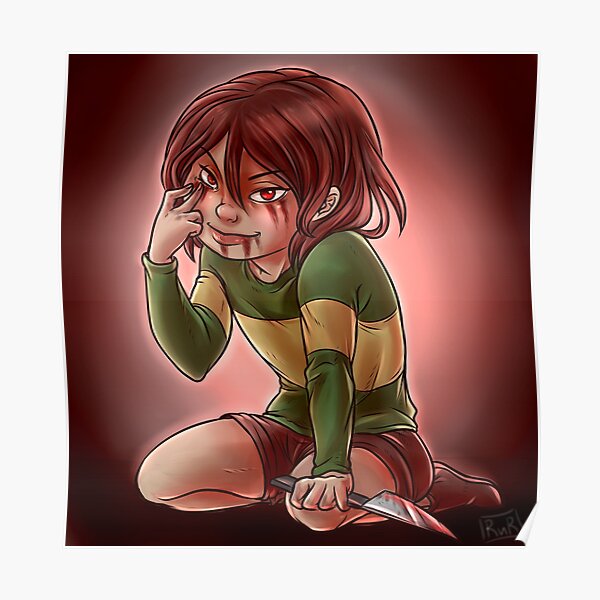 "UNDERTALE - Chara" Poster for Sale by RobynRot-Art | Redbubble