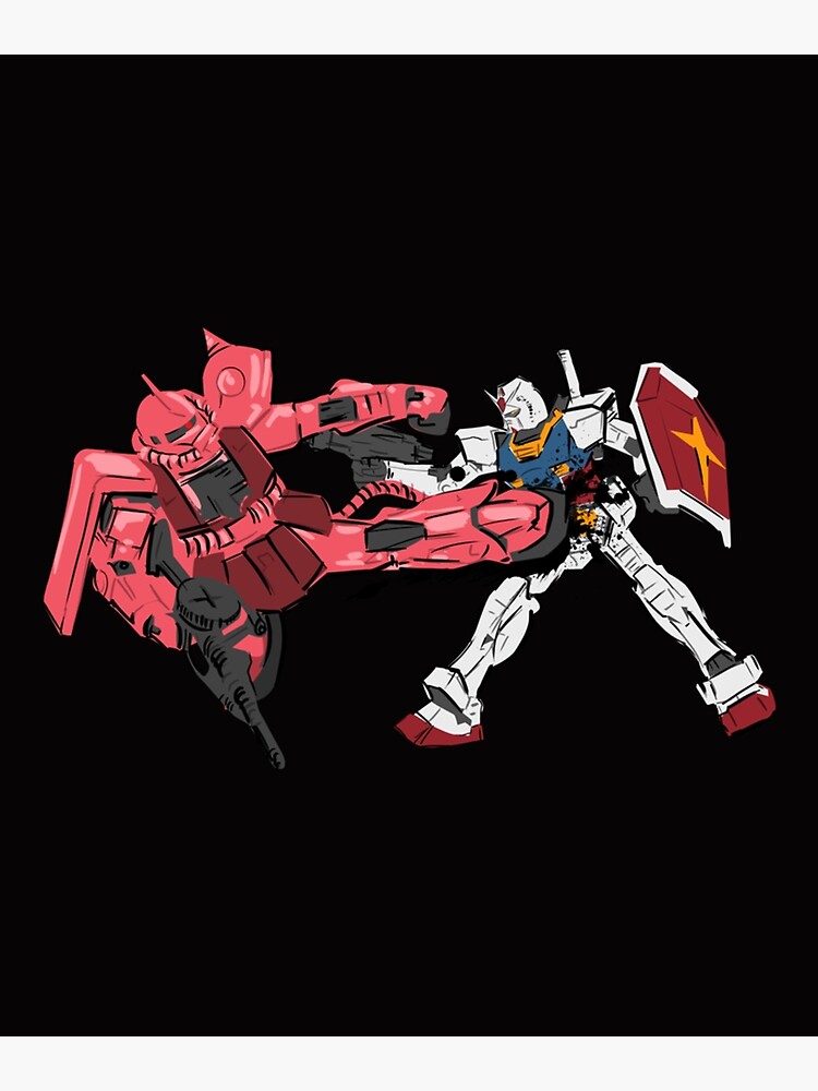 Poster « CHARS ZAKU KICK AMUROS RX78 2 », par RenatoSanches | Redbubble