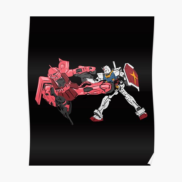 Poster « CHARS ZAKU KICK AMUROS RX78 2 », par RenatoSanches | Redbubble