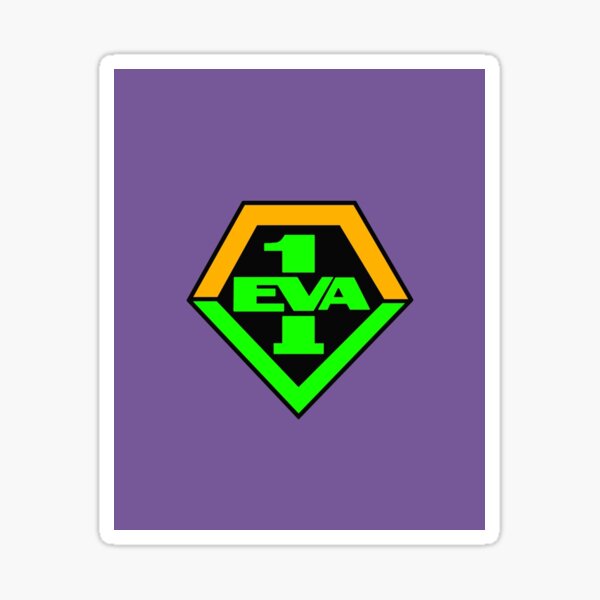"Evangelion Unit 1 Graphic T-Shirt" Sticker for Sale by SantichaiChaona ...