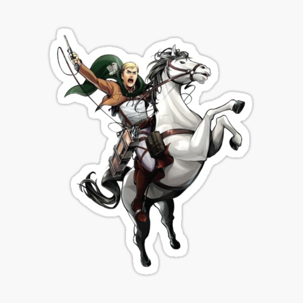 "erwin smith" Sticker for Sale by RorykoSmith | Redbubble