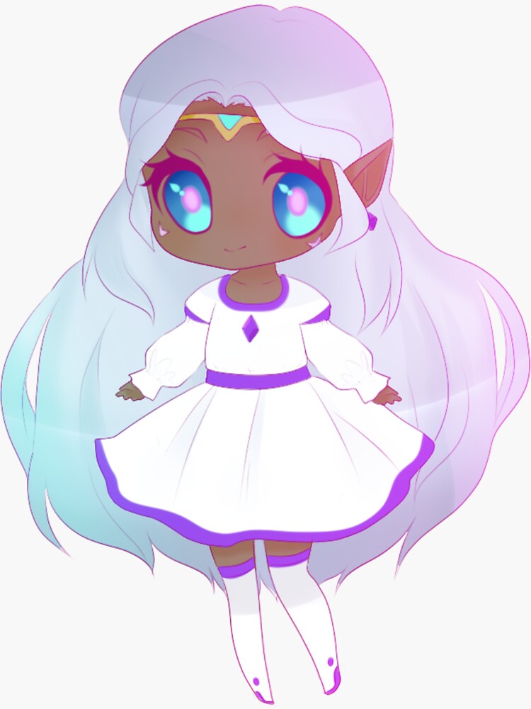"Allura Chibi [VLD]" Sticker for Sale by eitruo | Redbubble