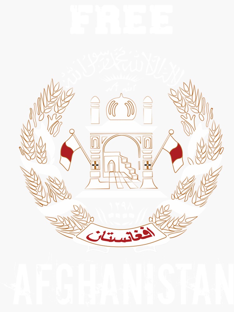 "Free Afghanistan Flag Save Afghans Kabul Sweat" Sticker for Sale by ...