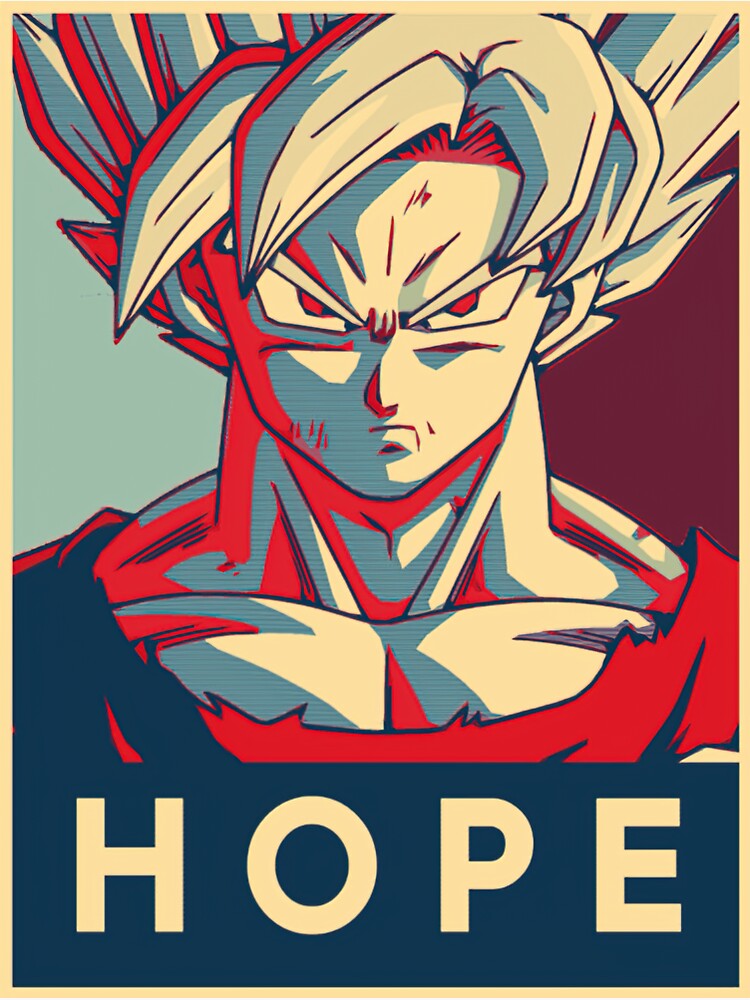 "Goku Super Saiyan Goku Hope" Sticker for Sale by DragonBallFanZz ...