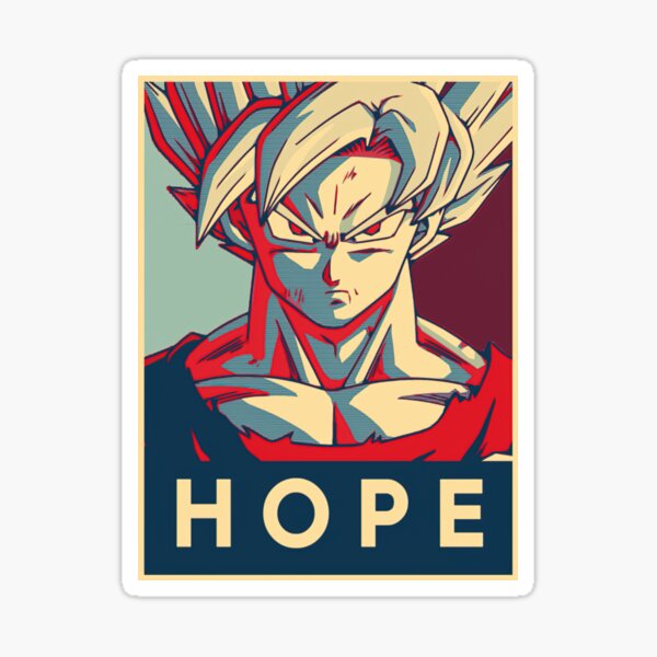 "Goku Super Saiyan Goku Hope" Sticker for Sale by DragonBallFanZz ...