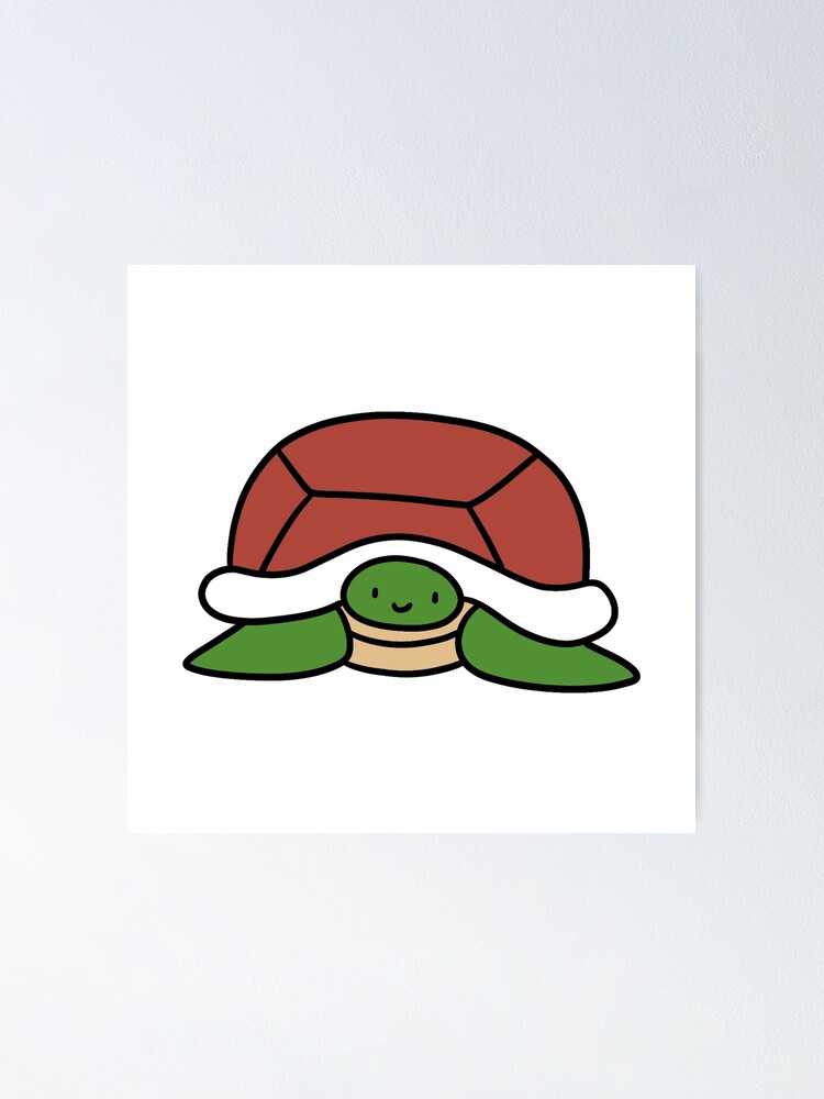 "Turtle Blob" Poster for Sale by SaradaBoru | Redbubble