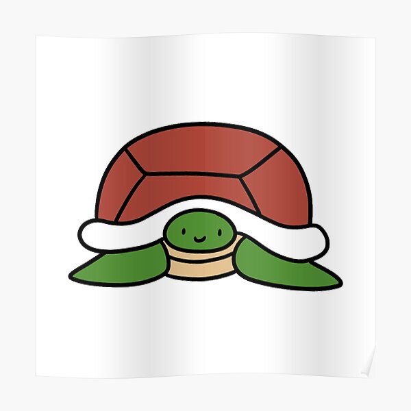 "Turtle Blob" Poster for Sale by SaradaBoru | Redbubble