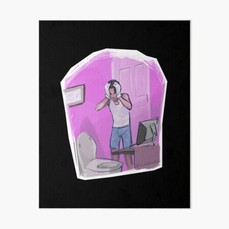 "Jerma Bathroom Breakdown " Art Board Print by Flanignhandmade | Redbubble