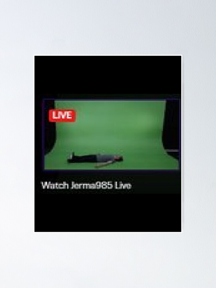 "Jerma Live " Poster for Sale by Flanignhandmade | Redbubble