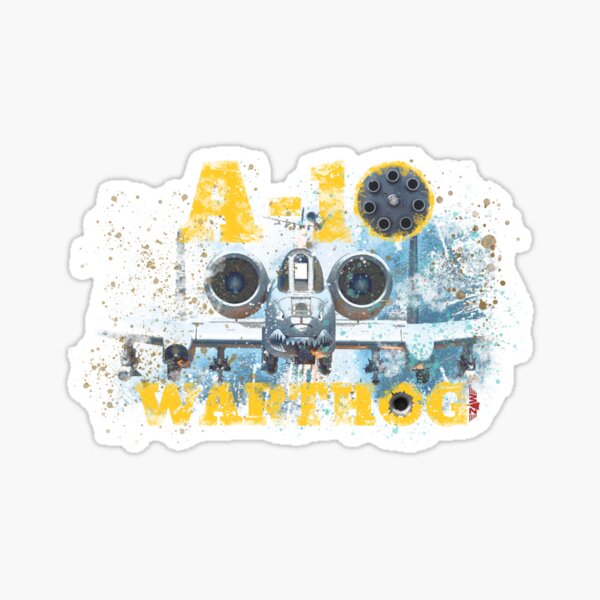 "A-10 Warthog design by Zane." Sticker for Sale by Ponsappel | Redbubble