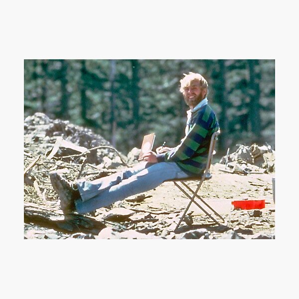 "The last picture ever taken of volcanologist David Alexander Johnston ...