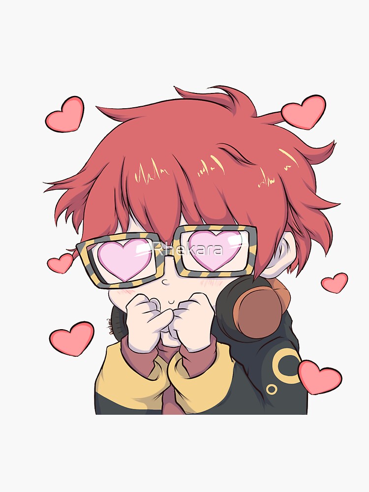 "707 meow~" Sticker for Sale by Rhekara | Redbubble