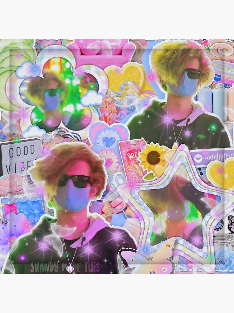 "Ranboo neon " Art Board Print for Sale by shuttupemo | Redbubble