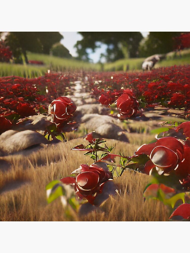 "Red Roses " Poster by AlexIcy | Redbubble