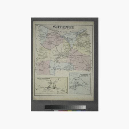 "Smithtown Real Map" Art Board Print by mo91 | Redbubble