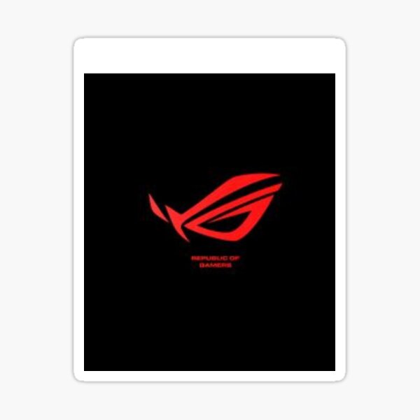 "ASUS" Sticker for Sale by ADONIS17 | Redbubble