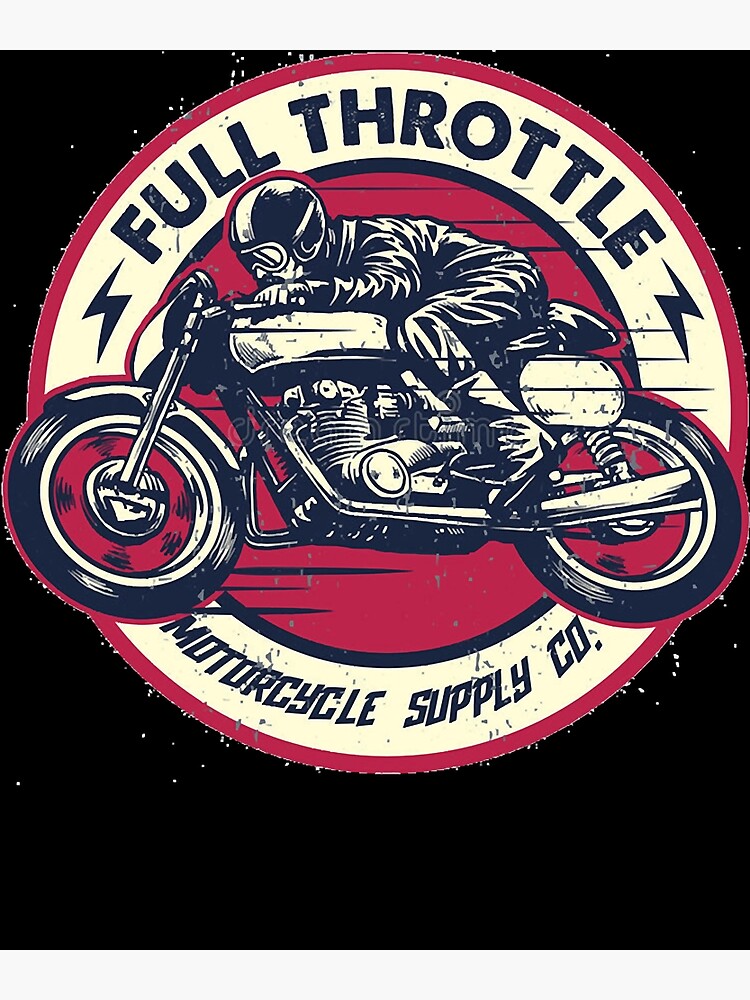 "Full Throttle Motorcycle " Poster for Sale by adamstore0015 | Redbubble