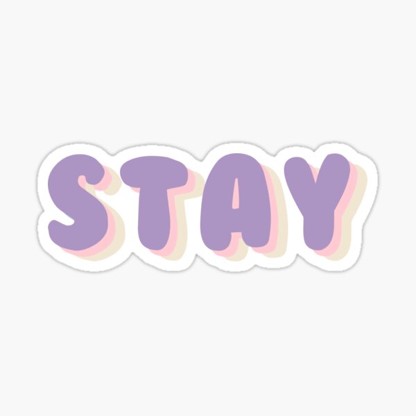 "STRAY KIDS Fandom Name - Stay" Sticker for Sale by LilMissRandom17 ...