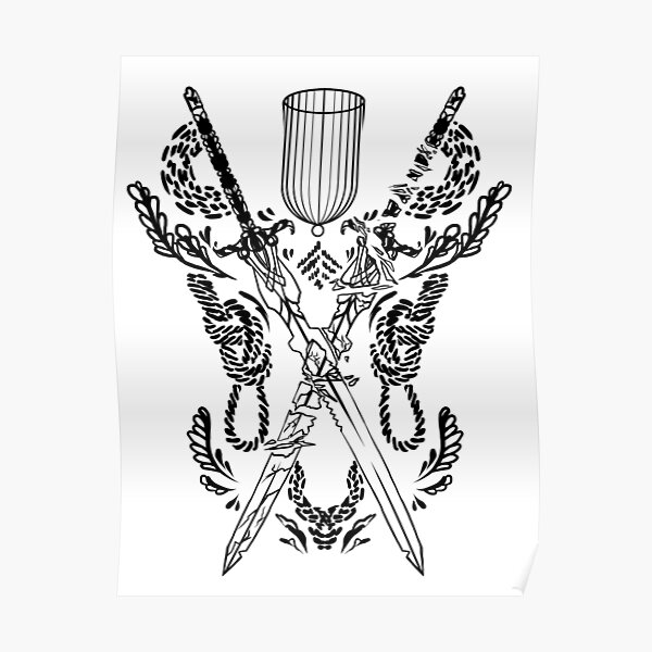 "Sten companion tattoo" Poster for Sale by NEOEVA | Redbubble