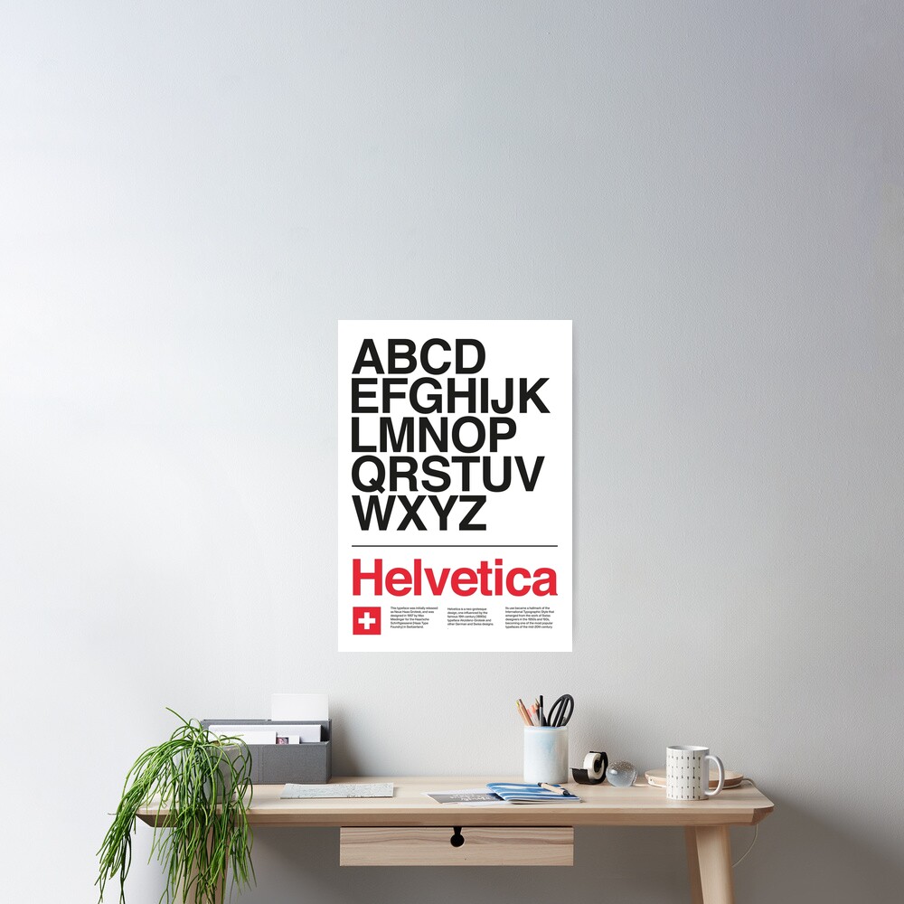 "Helvetica Font Design - Helvetica Typeface Design. Typographic Design ...