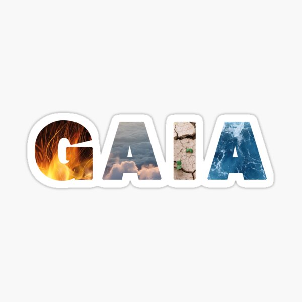 "GAIA" Sticker for Sale by PoeticGear | Redbubble
