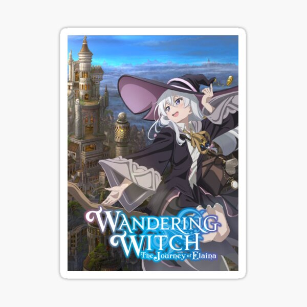 "Wandering Witch The Journey of Elaina 3" Sticker for Sale by Dylan5341 ...