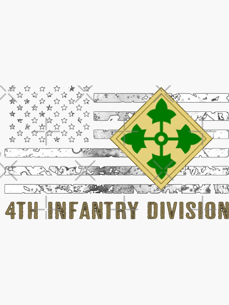 "4th Infantry Division Fort Carson, Colorado Ivy Division" Sticker for ...