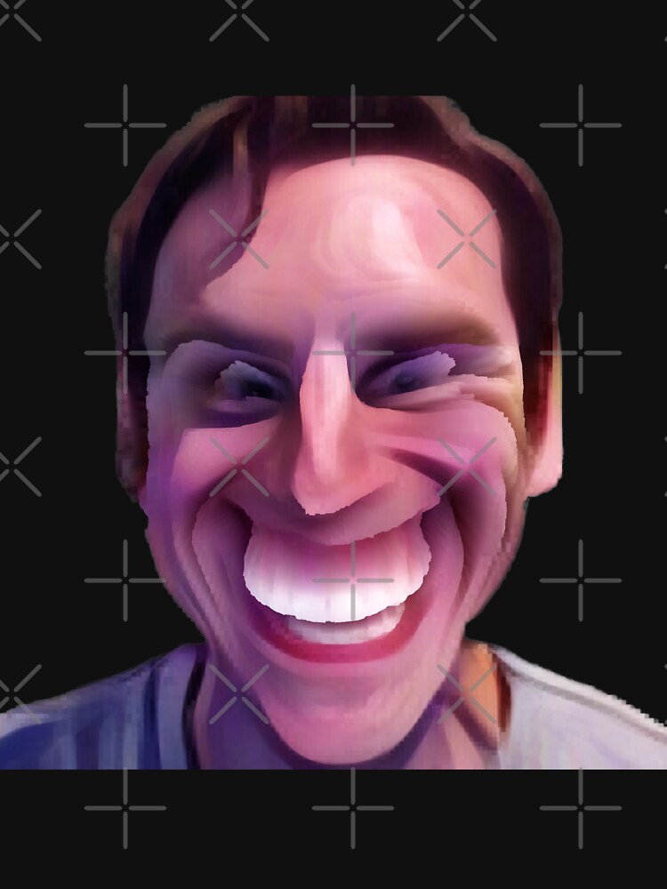 "Funny smile effect design with concept Jeremy elbertson face, jerma ...