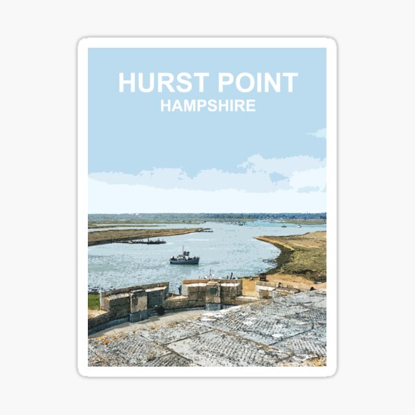 "Hurst Point, Hampshire, New Forest England uk" Sticker for Sale by ...
