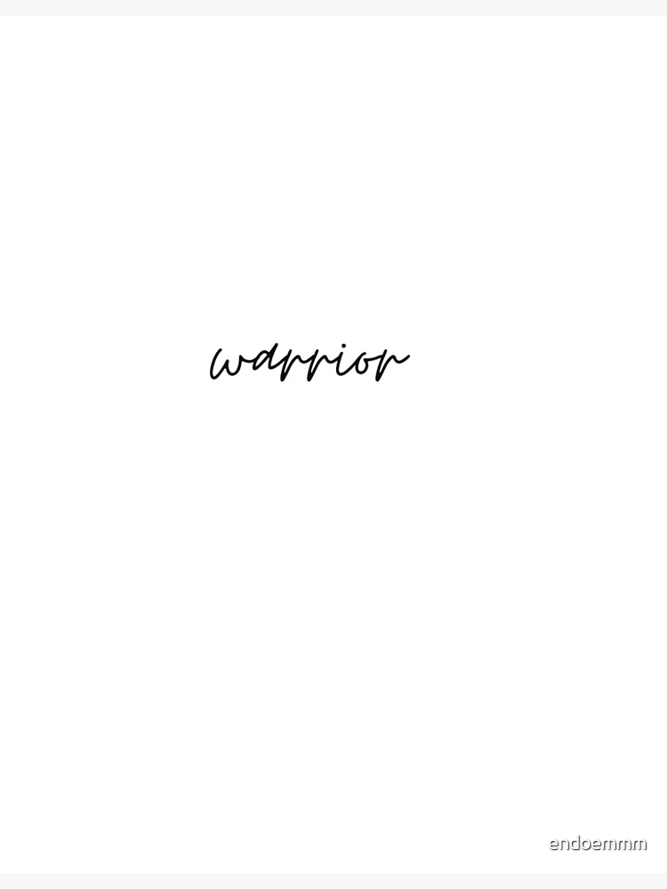 "Cursive Warrior Design - Chronic Illness, Cancer, Disease Awareness ...