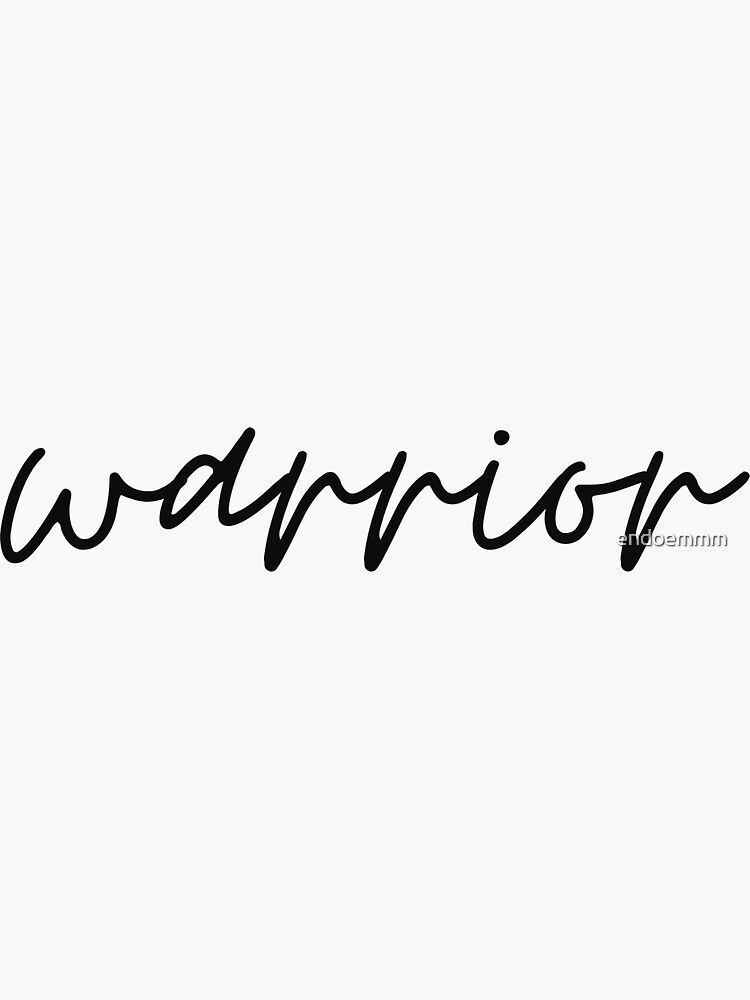 "Cursive Warrior Design - Chronic Illness, Cancer, Disease Awareness ...