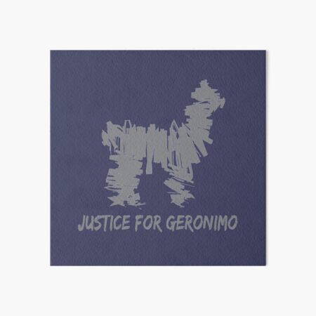 "Justice for Geronimo, Geronimo the Alpaca, Expressive design for Men ...