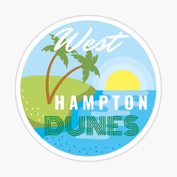 "West Hampton Dunes Beach" Sticker for Sale by mo91 | Redbubble