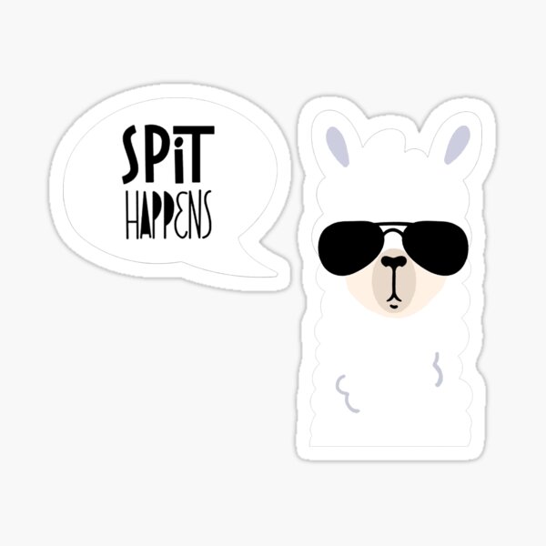 "Cool Llama Head" Sticker for Sale by kachikian2765 | Redbubble