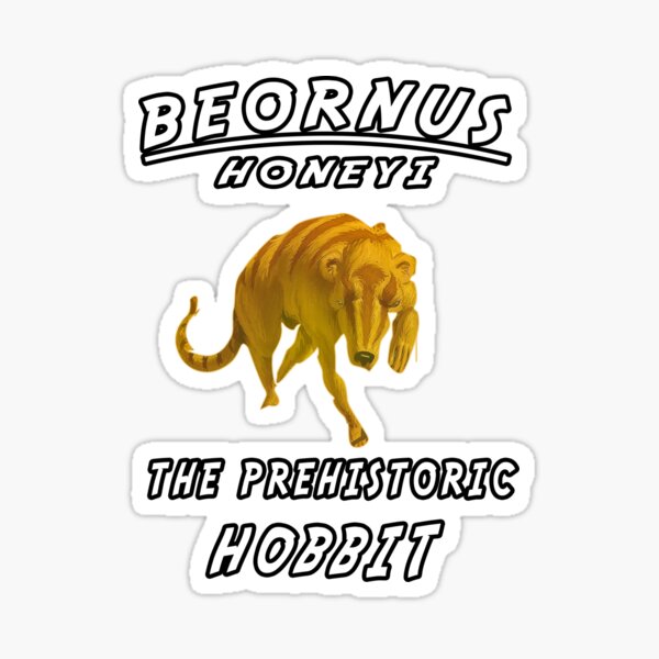 Pegatina «Beornus honeyi hobbit fósil prehistórico» de twobillion ...