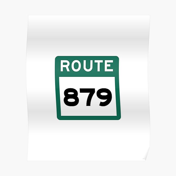 "Newfoundland and Labrador Highway 879 (Area Code 879)" Poster by SRnAC ...