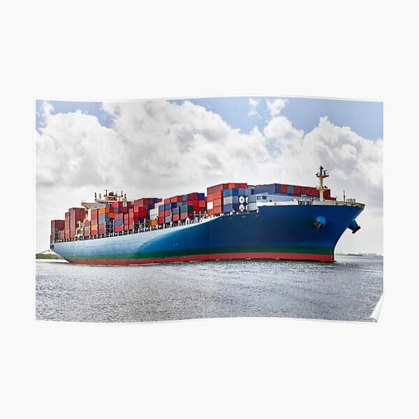 Container Ship Posters | Redbubble