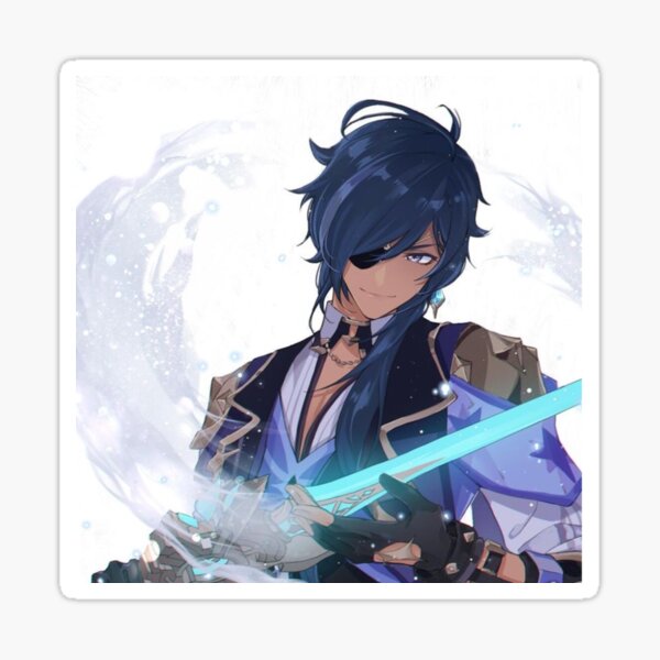 "Genshin impact ( kaeya )" Sticker for Sale by Kohana00 | Redbubble