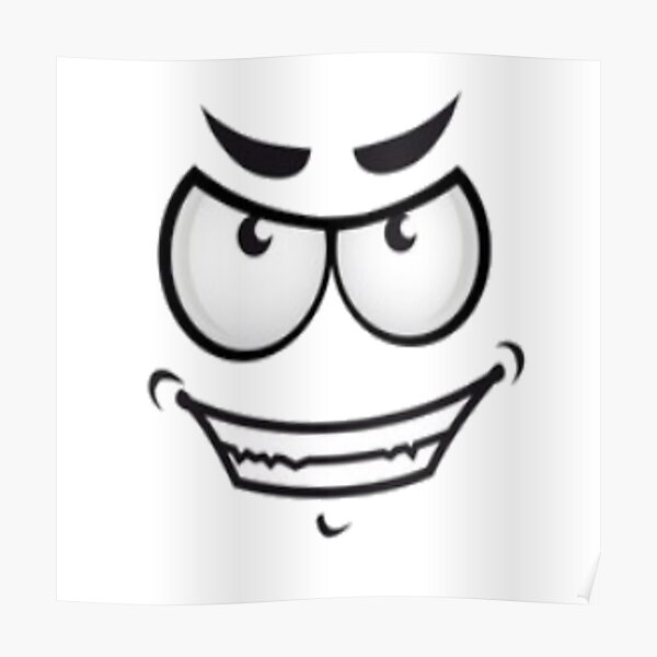 "WIGGLY FACE #7" Poster for Sale by RACSO-DESIGNS | Redbubble