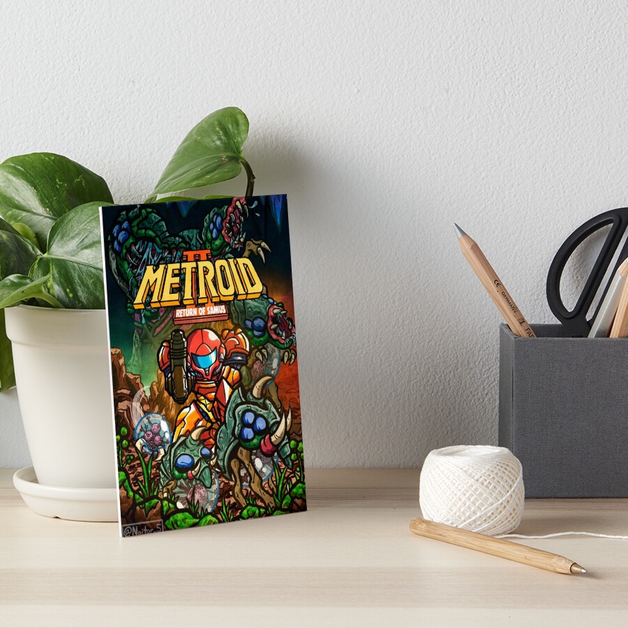 "Metroid II Return of Samus Illustration" Art Board Print by Naitor5 ...