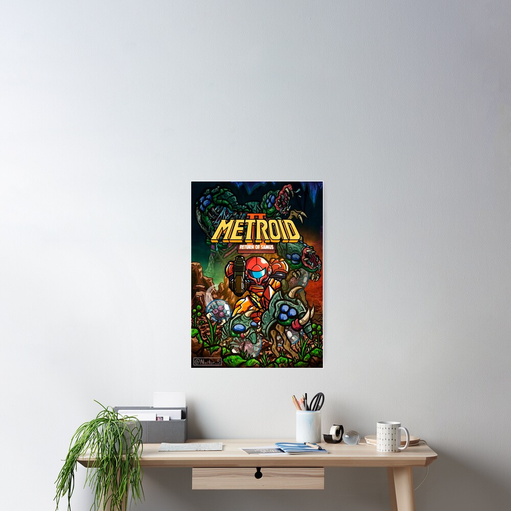 "Metroid II Return of Samus Illustration" Poster for Sale by Naitor5 ...