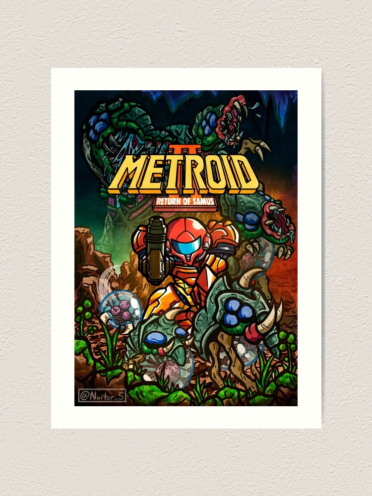 "Metroid II Return of Samus Illustration" Art Print for Sale by Naitor5 ...