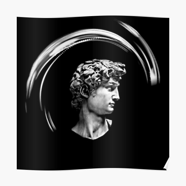 "Deep vintage David statue" Poster for Sale by menna-zak | Redbubble