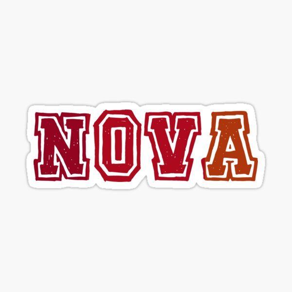 "NOVA" Sticker for Sale by ruviogevio | Redbubble