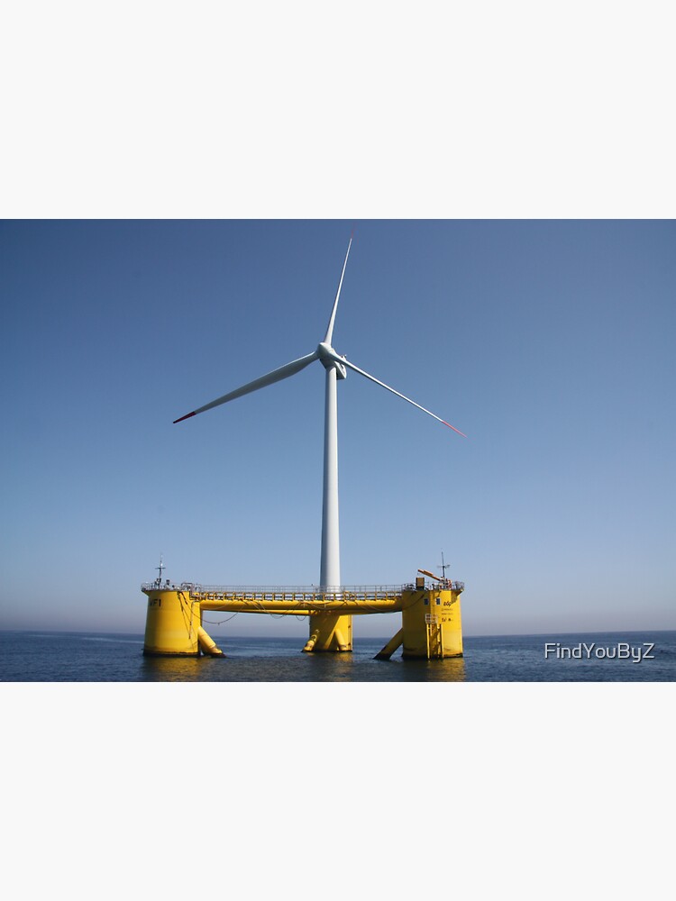 "Windfloat Floating Offshore" Sticker by FindYouByZ | Redbubble