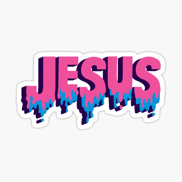 "Jesus Drip" Sticker for Sale by ryanmarko98 | Redbubble