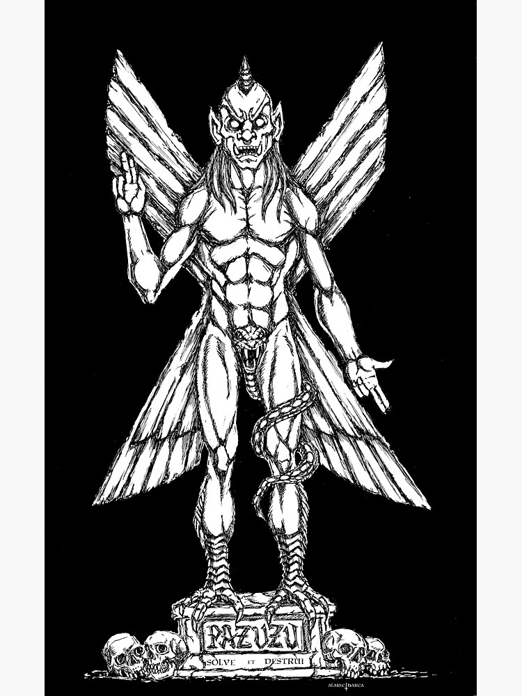 "Pazuzu Demon" Poster for Sale by Alaric Barca | Redbubble